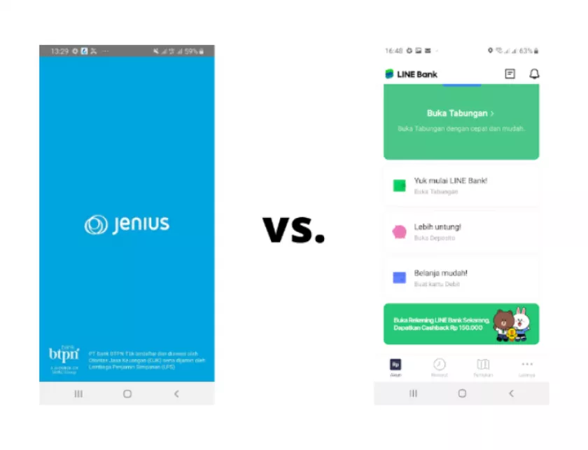 Jenius vs Line Bank, Apa Digital Banking Terbaik